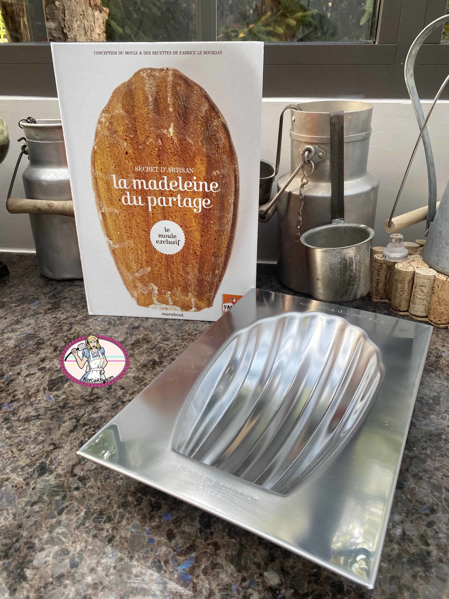 La Madeleine du partage rhum raisin - FabiCooking